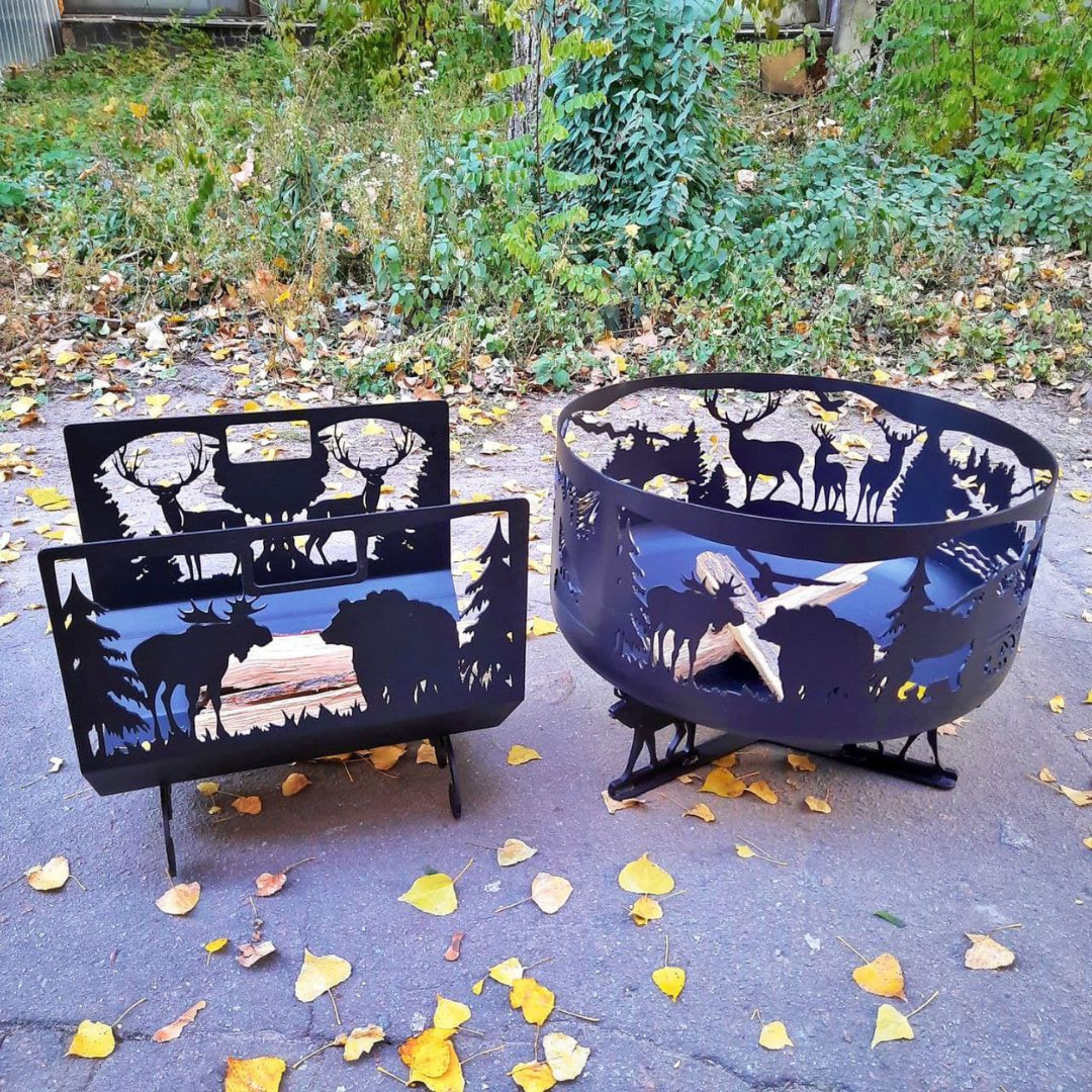 Log Holders – BARBECUEPITSTOP
