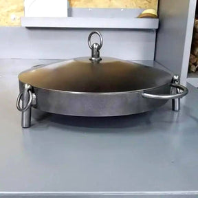 Camp Fire Skillet Wok 16"/20" For BBQ – BARBECUEPITSTOP